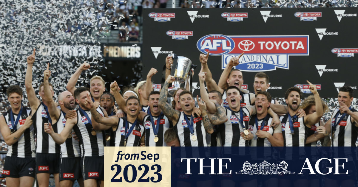 AFL grand final 2023 Collingwood v Brisbane Lions
